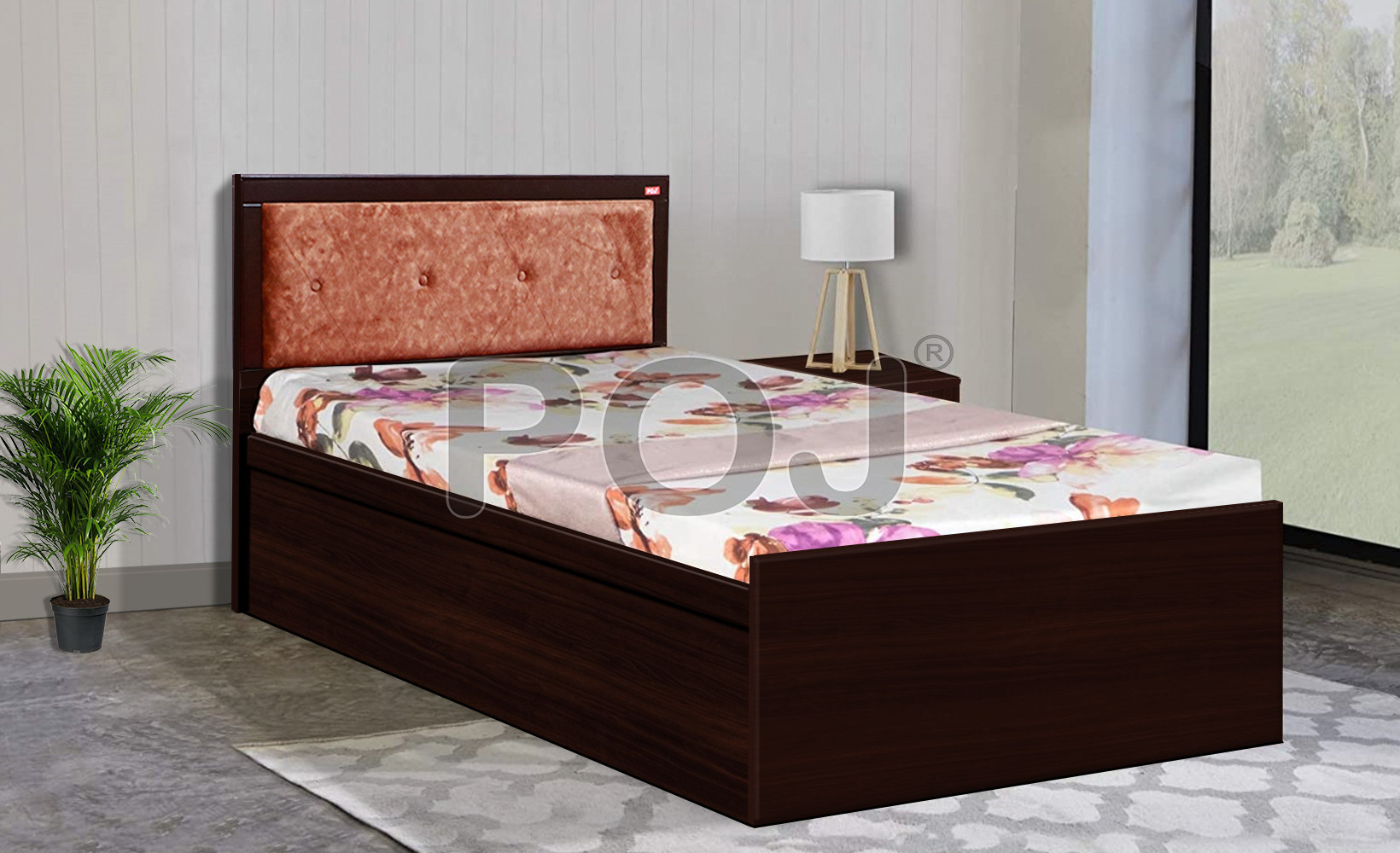 Cheap Single (4ft) Bed Online at Affordable Prices - POJ Furniture