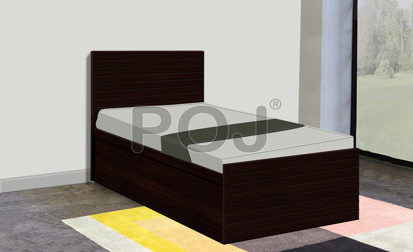 Iris Single (3ft) Bed Online at Affordable Prices - POJ Furniture